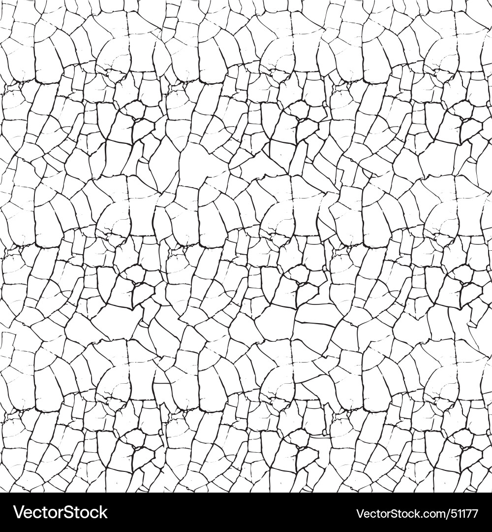 Cracked Surface Texture Royalty Free Vector Image