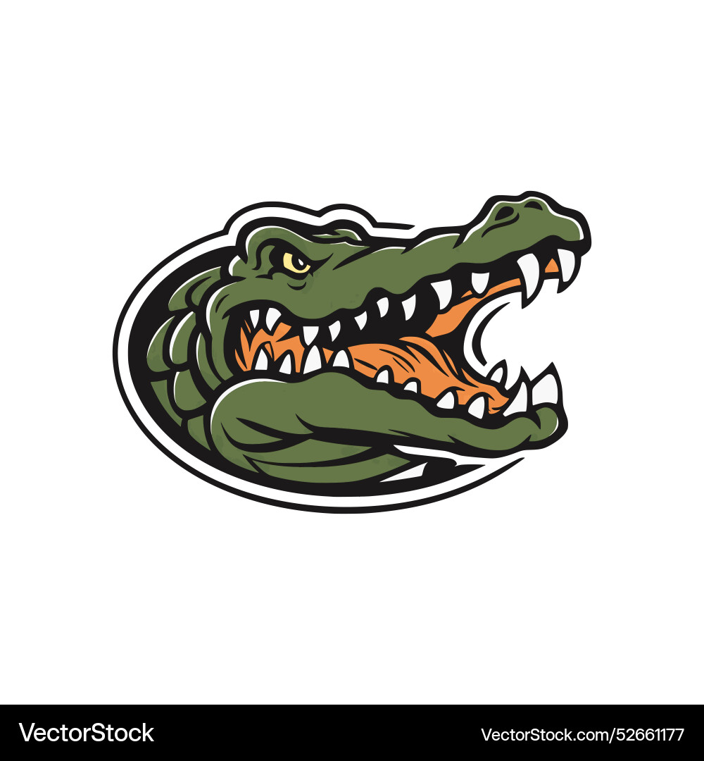 Crocodile Roar Logo Royalty Free Vector Image - VectorStock