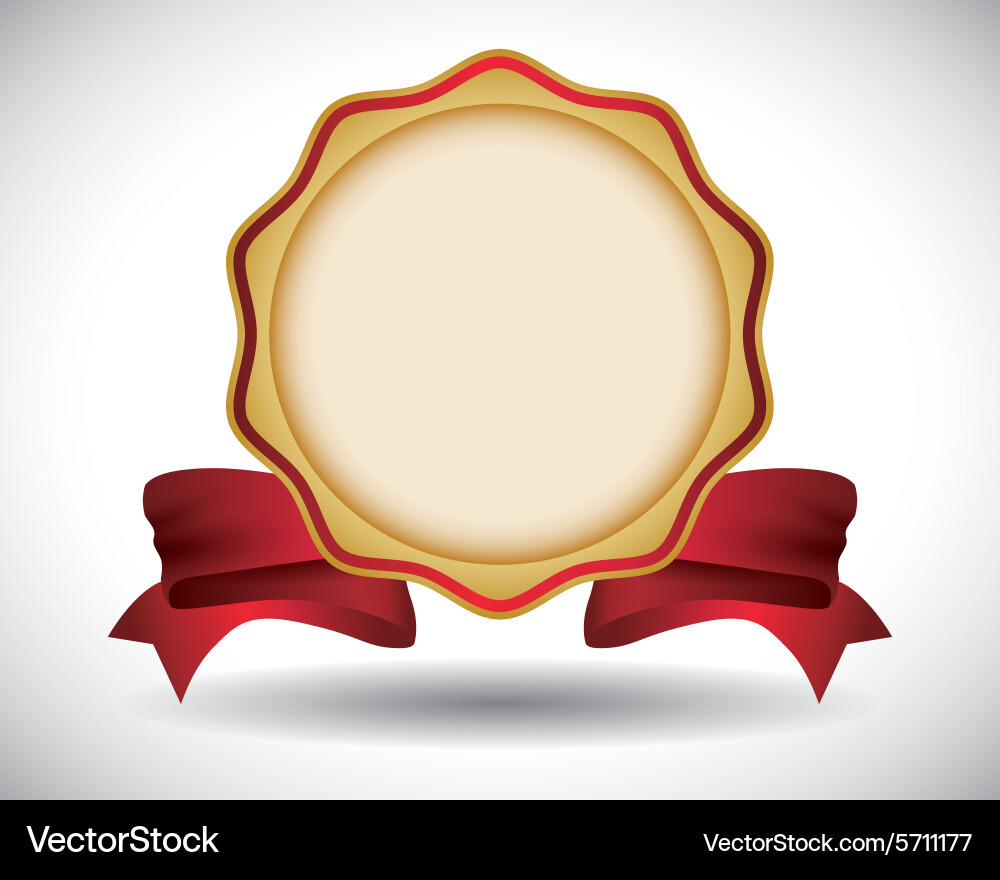 Decorative ribbon design Royalty Free Vector Image
