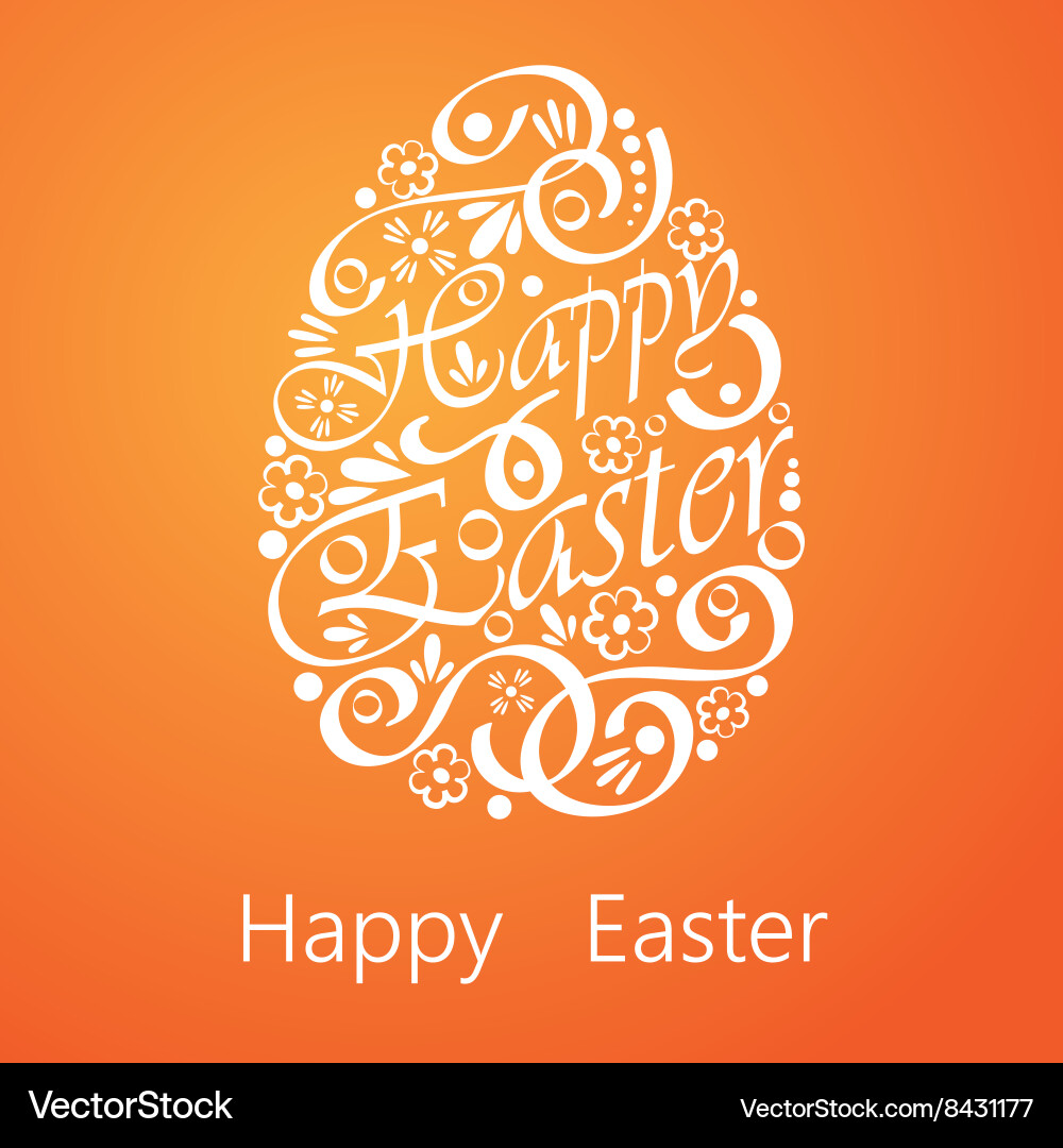 Happy easter background Royalty Free Vector Image