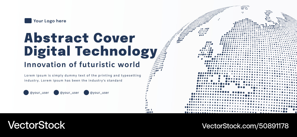 Digital technology poster cover speed connect dark