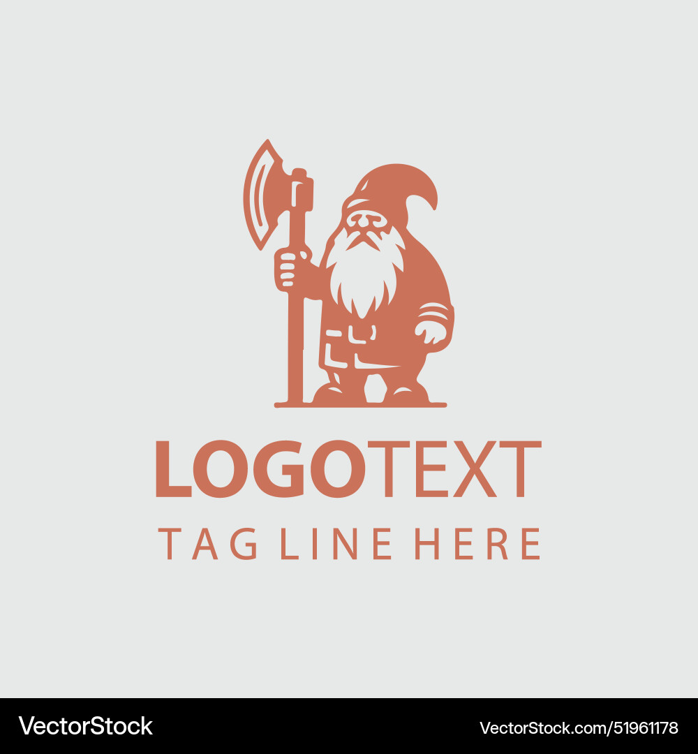 Dwarf logo Royalty Free Vector Image - VectorStock
