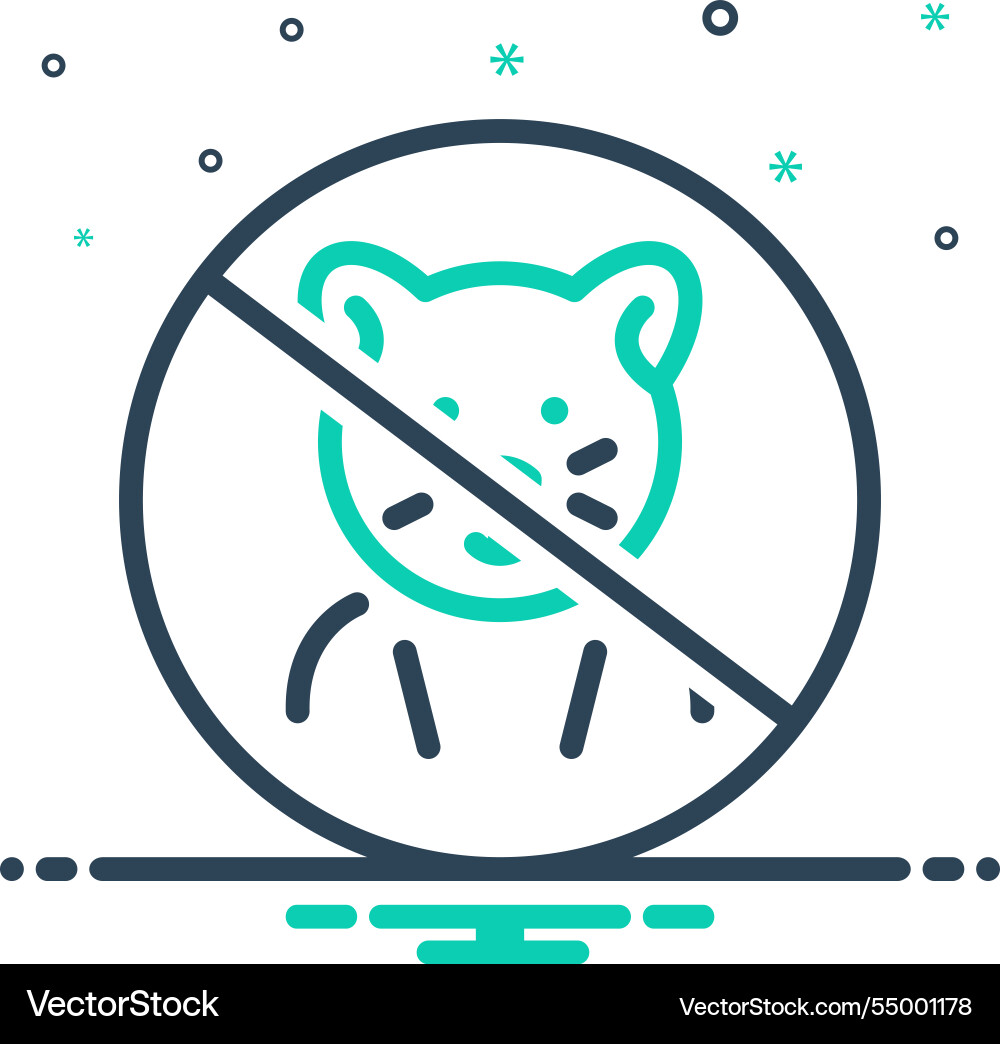 Not allowed Royalty Free Vector Image - VectorStock