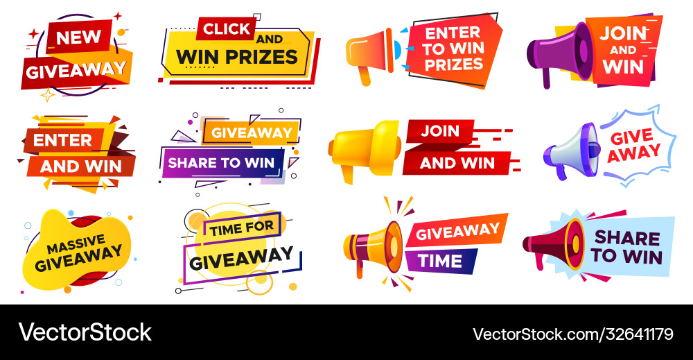 Giveaway Vector Images (over 10,000)