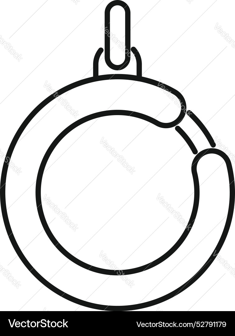 Round smart tracker device for luggage showing Vector Image