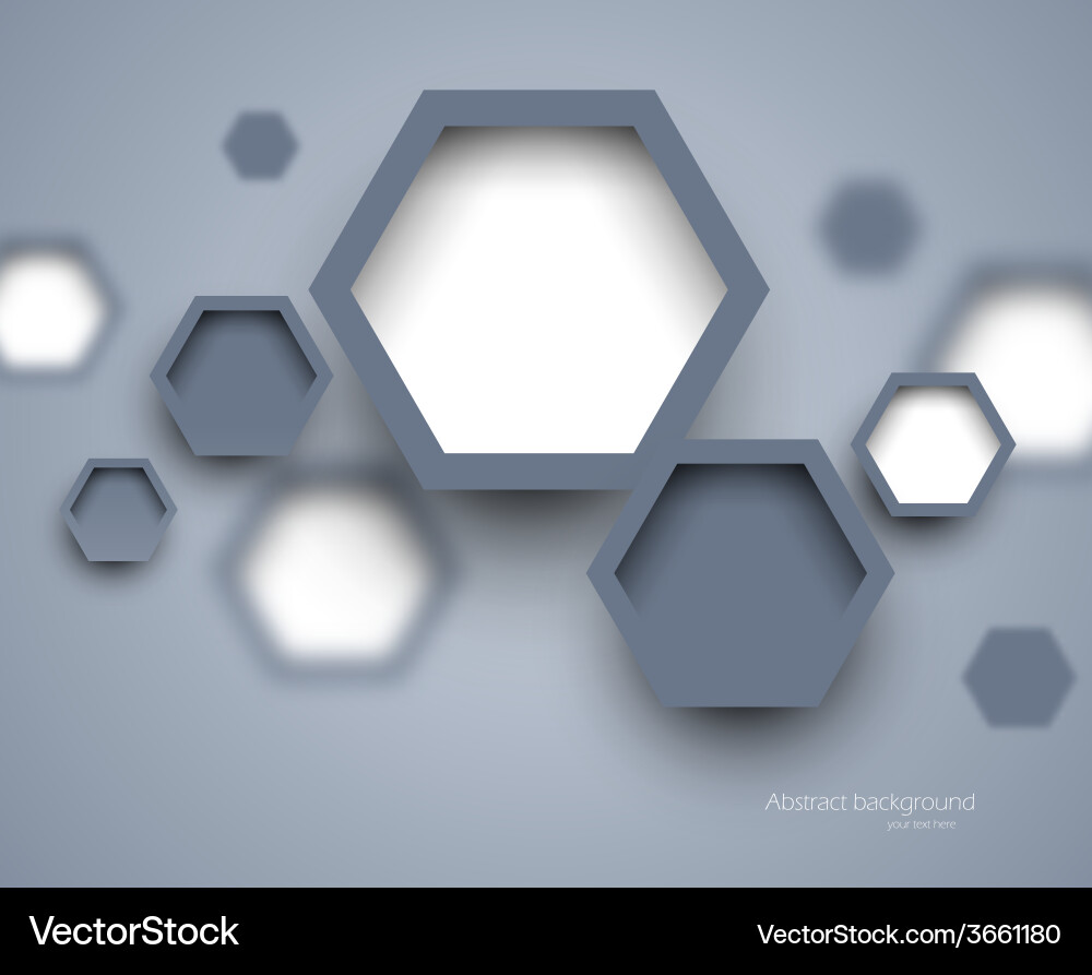 Abstract science gray background Royalty Free Vector Image