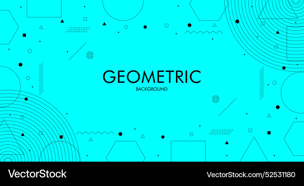 Creative geometric background design with graphic Vector Image