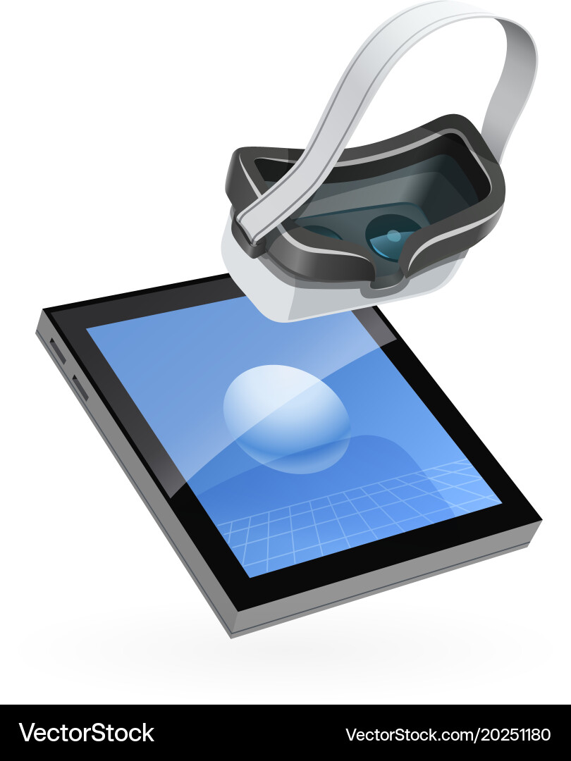 Graphic tablet and digital Royalty Free Vector Image