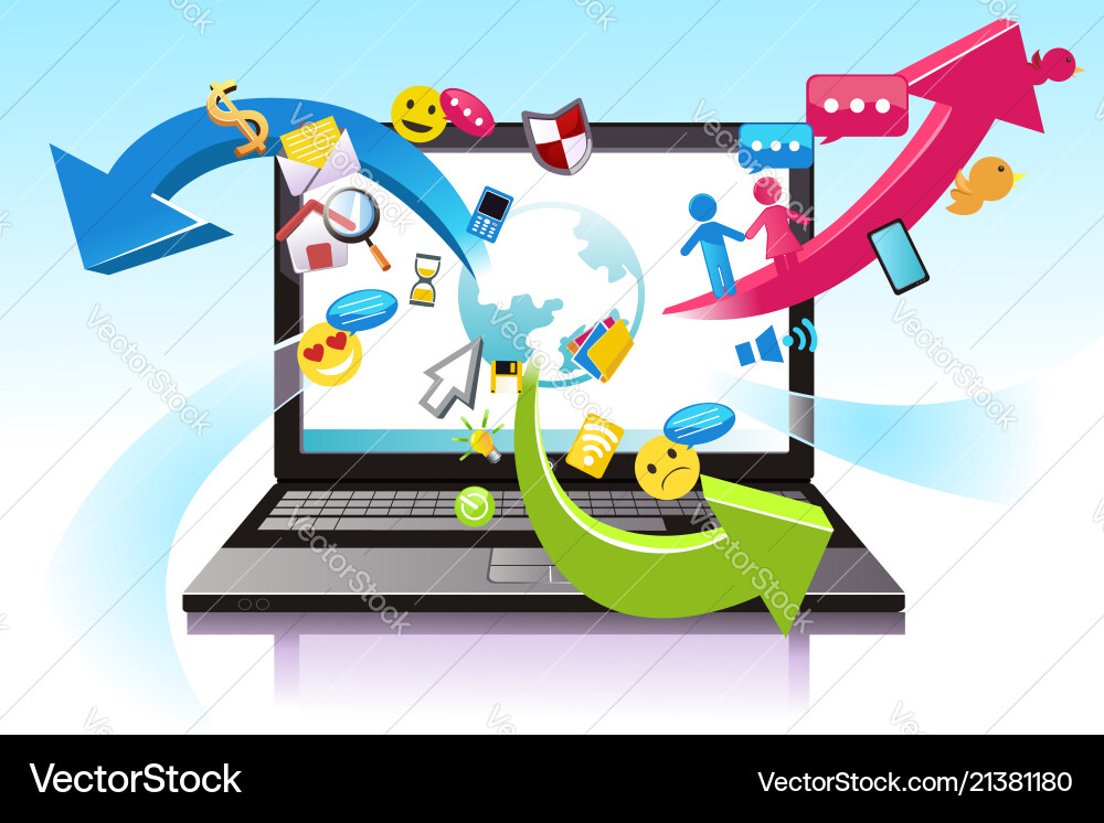 Information technology Royalty Free Vector Image