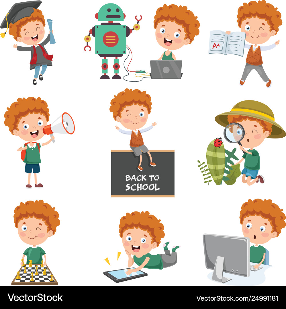 Cartoon character Royalty Free Vector Image - VectorStock