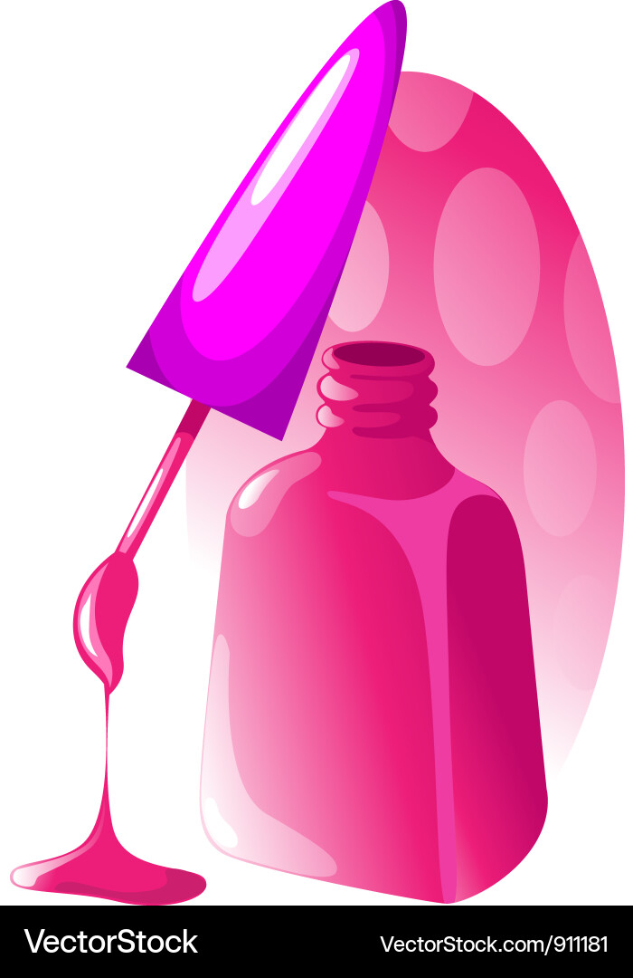 Nail polish Royalty Free Vector Image - VectorStock