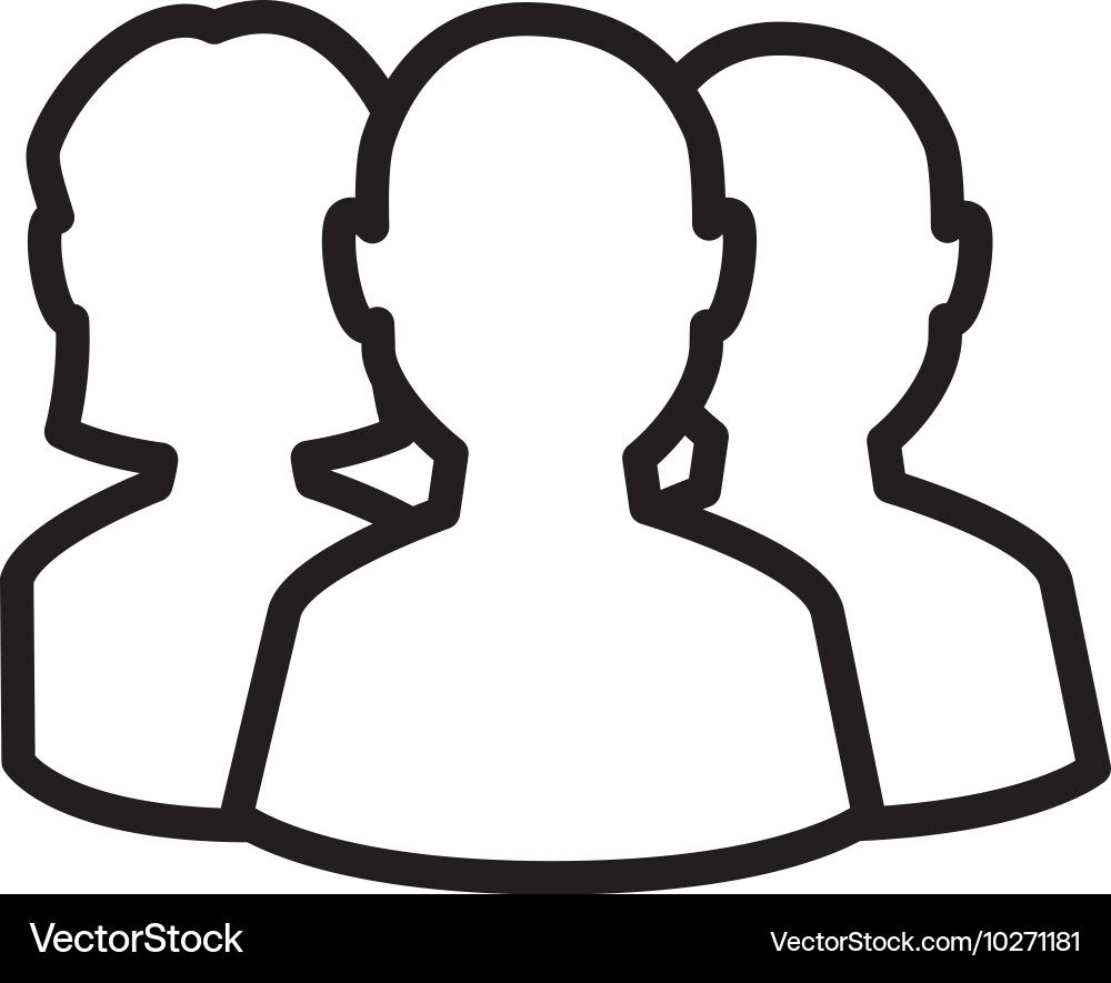Person people social icon Royalty Free Vector Image