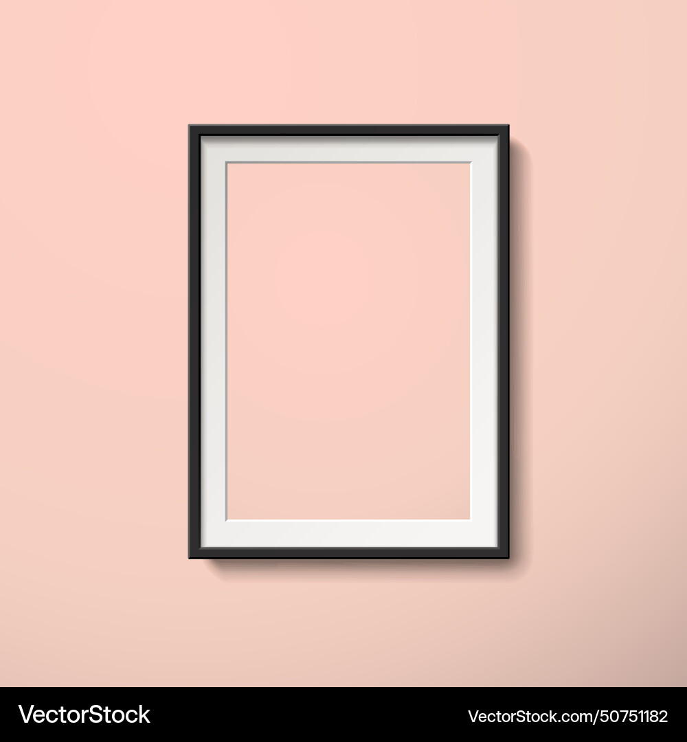 Blank picture frame Royalty Free Vector Image - VectorStock