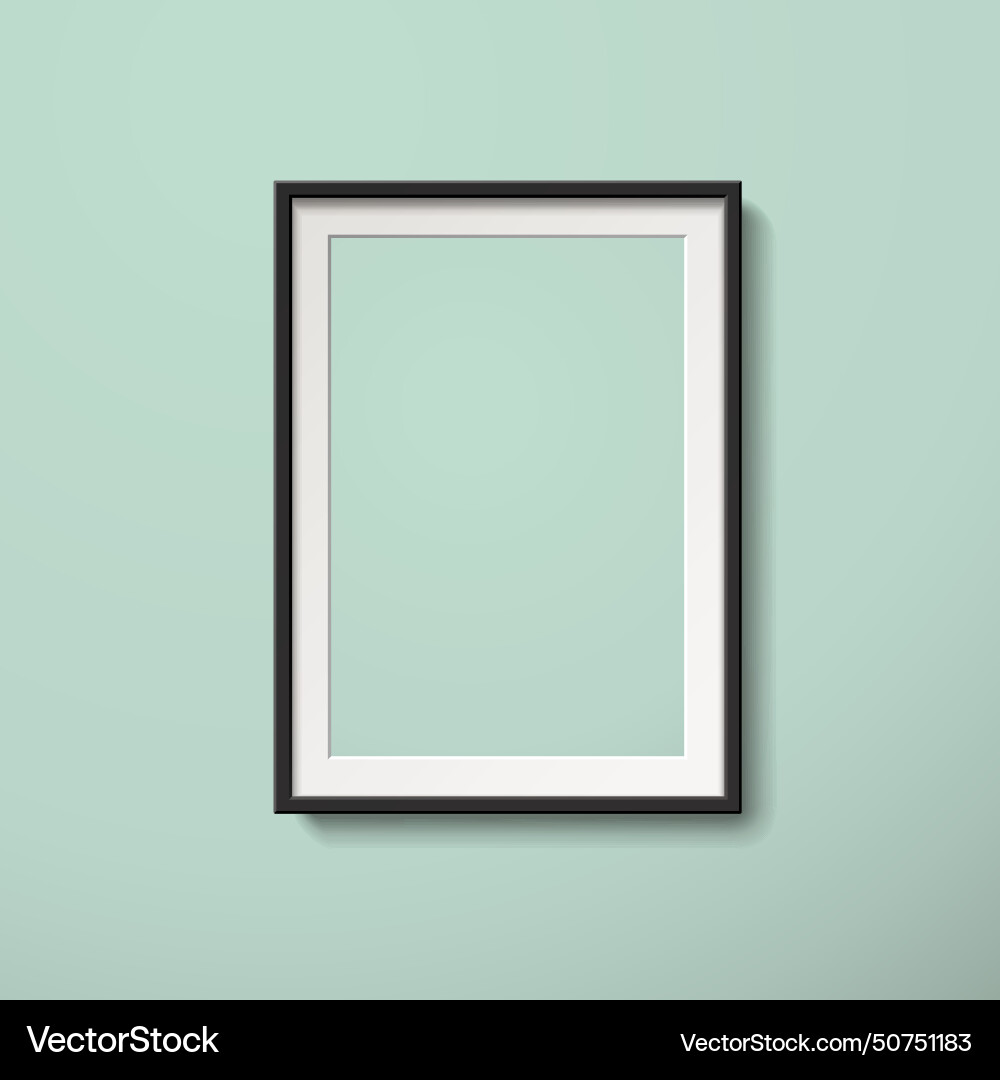 Blank picture frame Royalty Free Vector Image - VectorStock