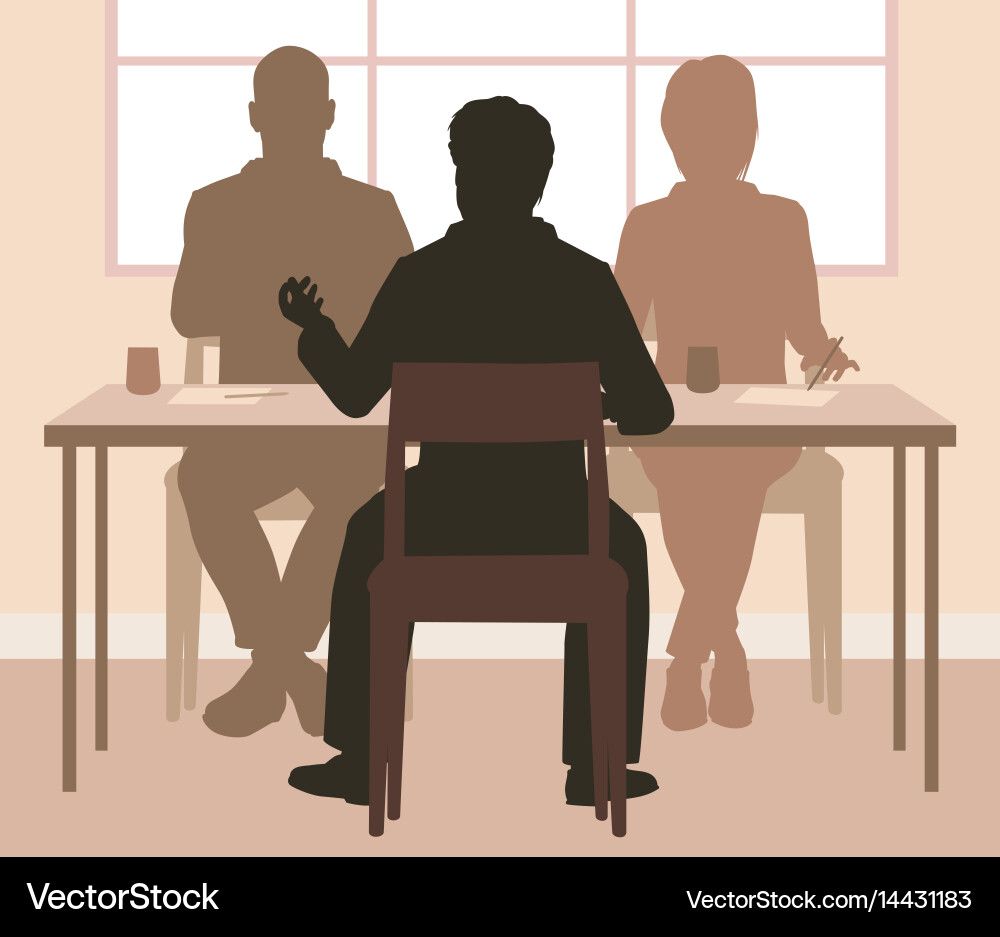 Interview Royalty Free Vector Image - VectorStock