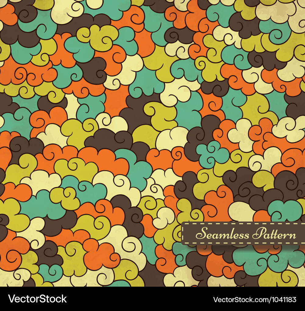 Ornate Frame Seamless Pattern Royalty Free Vector Image