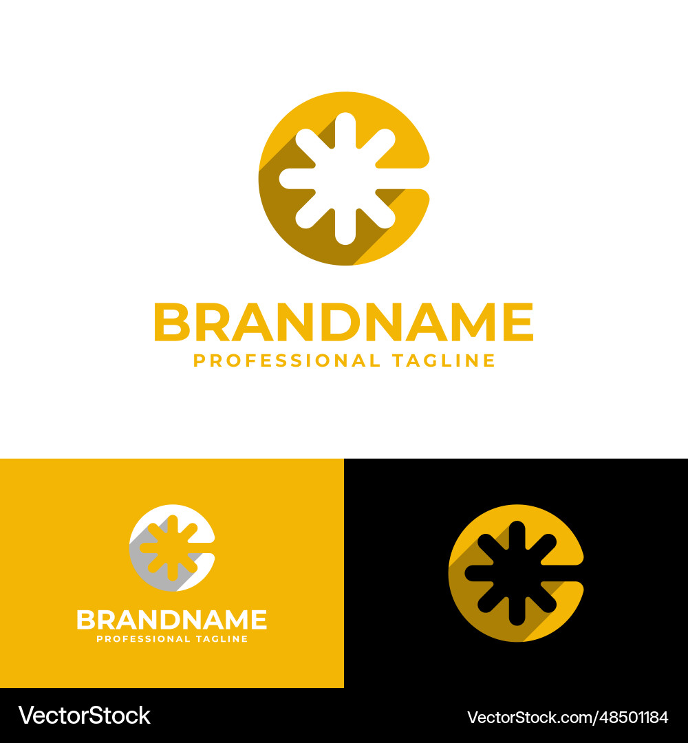 Buchstaben c Stern oder cx-Logo für jede Vektorbild