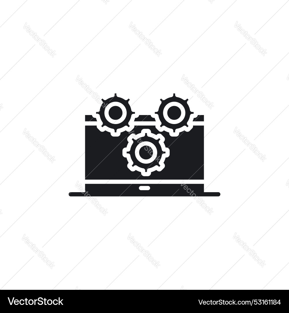 Technical support icon symbol on white background Vector Image