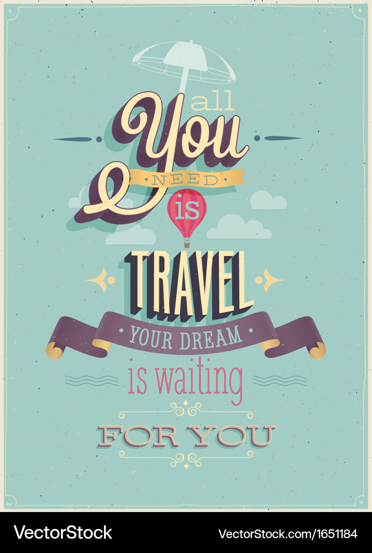 Travel Royalty Free Vector Image - VectorStock