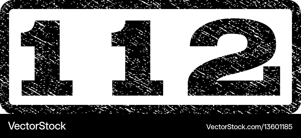 112 watermark stamp Royalty Free Vector Image - VectorStock