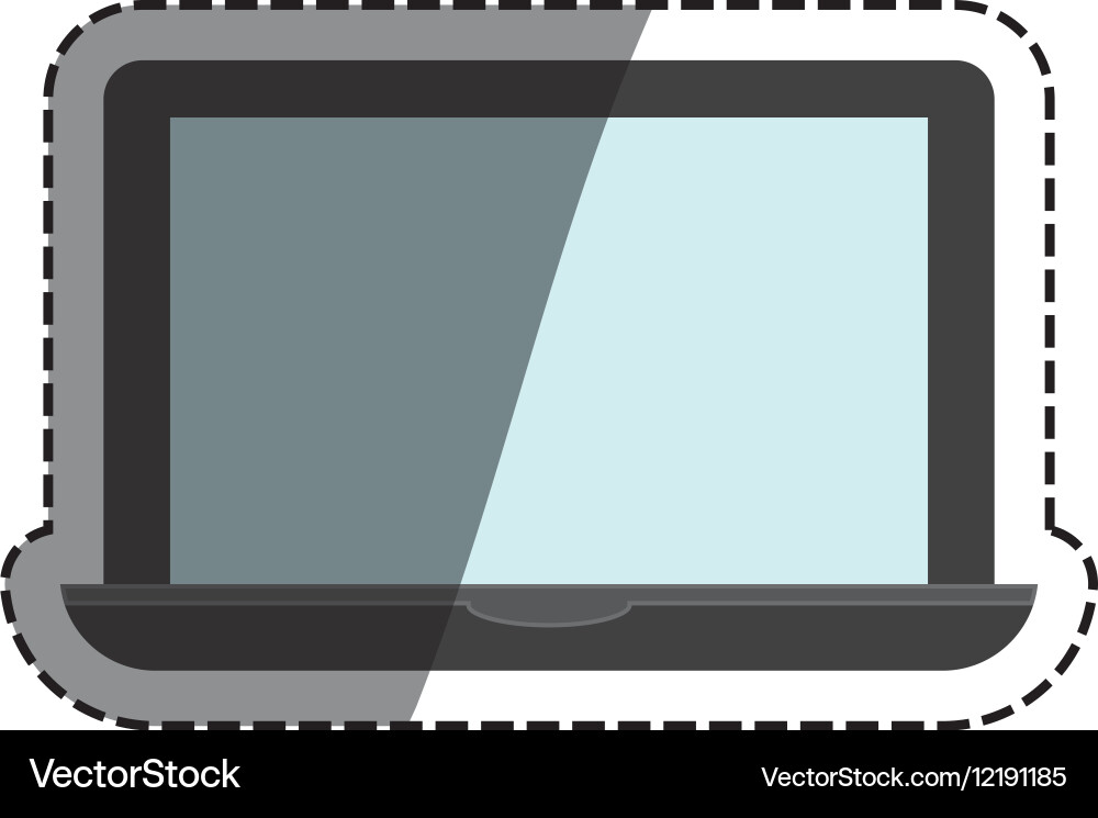 Laptop computer technology Royalty Free Vector Image