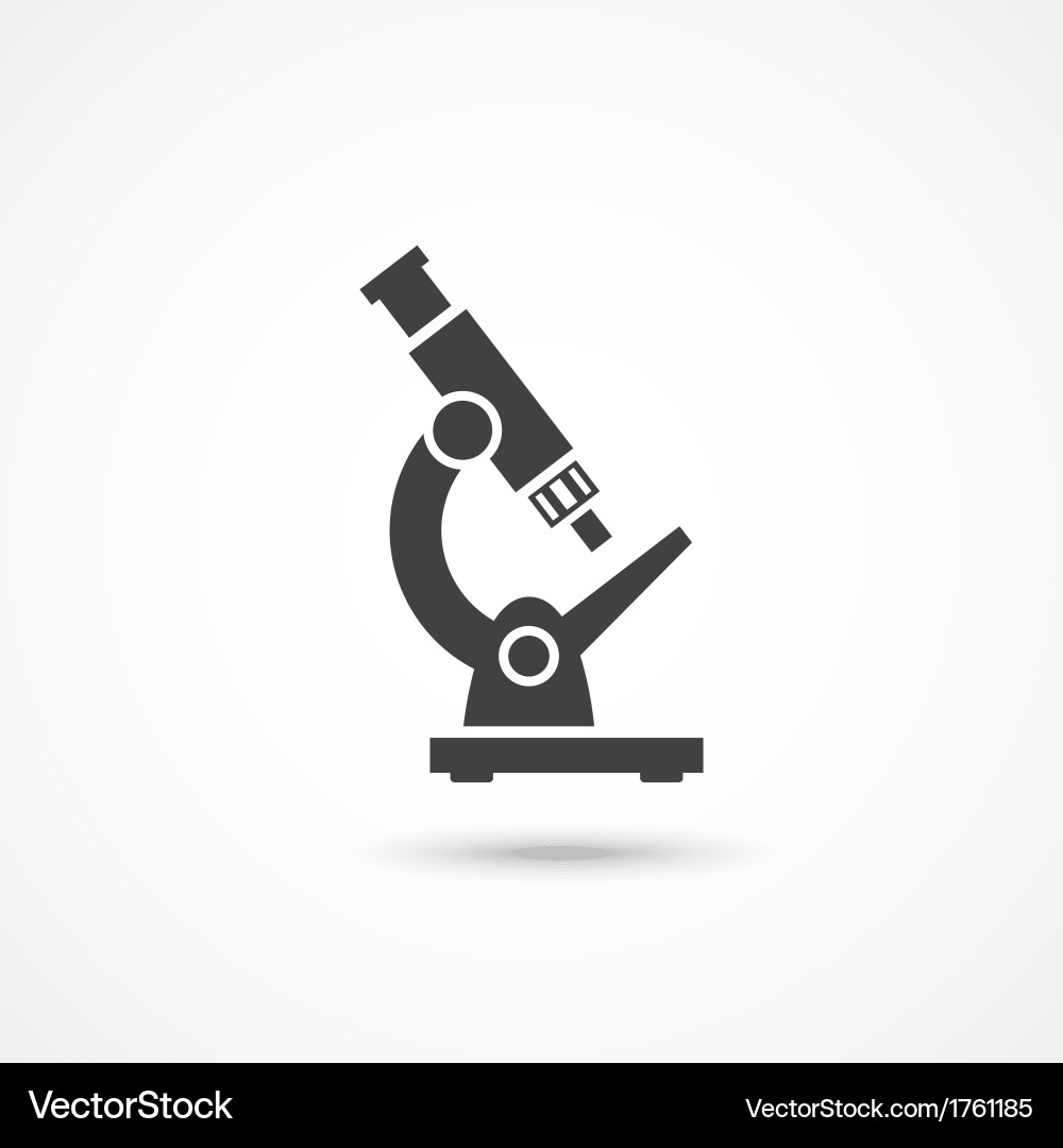 Microscope icon Royalty Free Vector Image - VectorStock