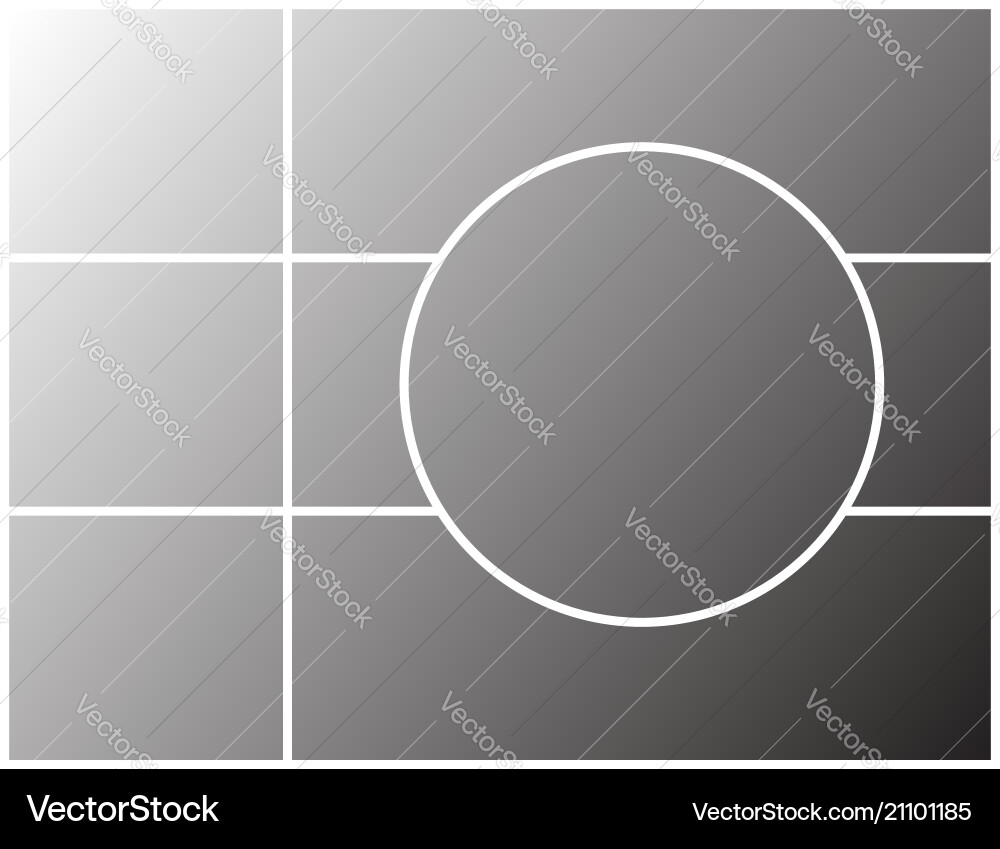 Montage frame template for photo collage Vector Image