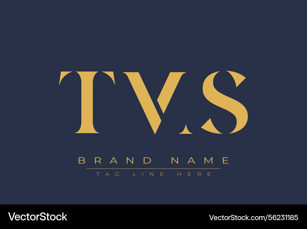 Tms abstract letter logo design Royalty Free Vector Image