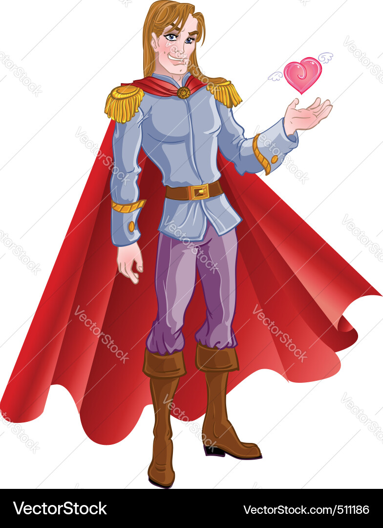 Charming blond Royalty Free Vector Image - VectorStock
