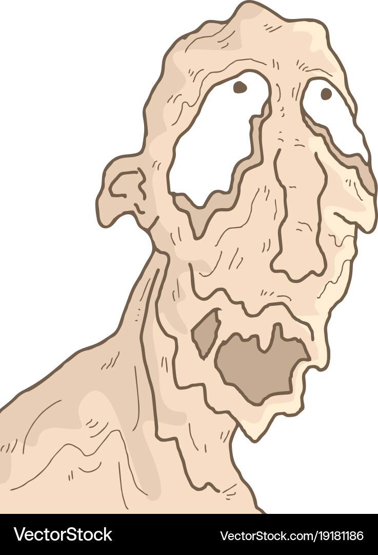 Ugly Monster Lizenzfreies Vektorbild - VectorStock