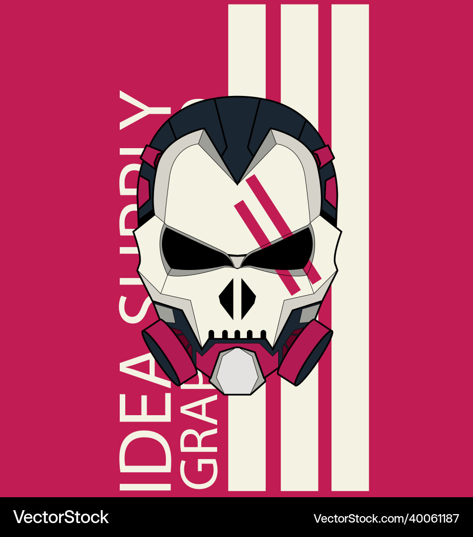 Future mask Royalty Free Vector Image - VectorStock