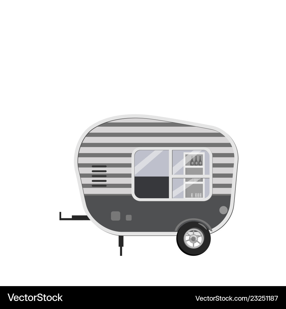 Trailer template for branding Royalty Free Vector Image