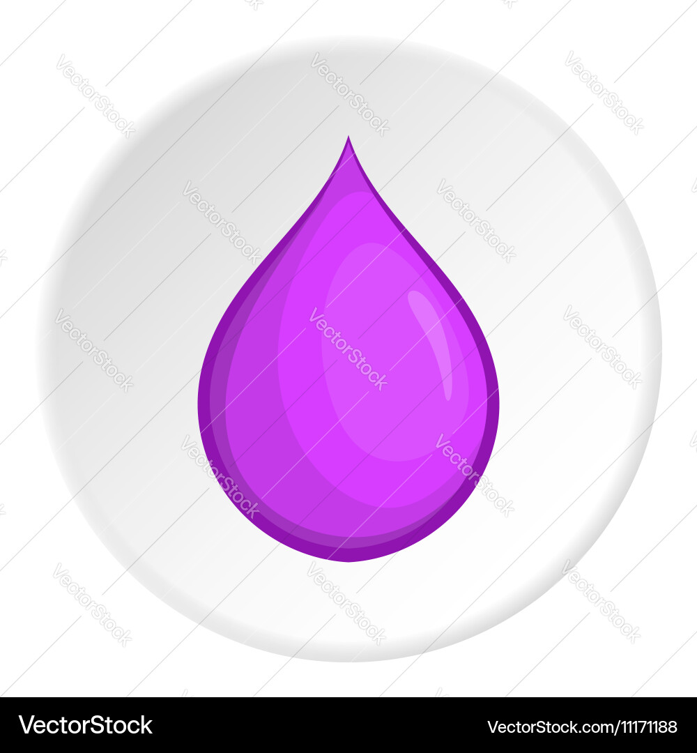 Drop Symbol Cartoon Stil Lizenzfreies Vektorbild