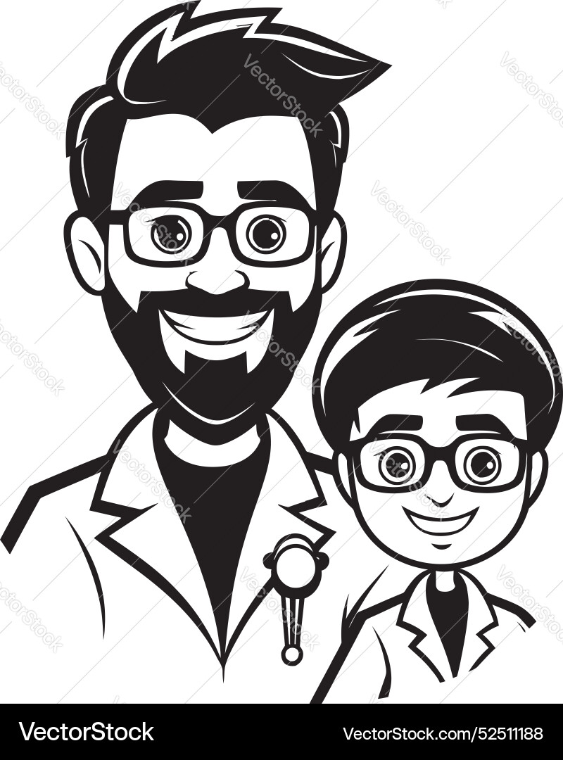 Healing connections doctors bond with patients Vector Image