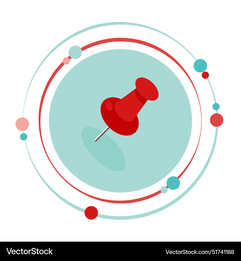 Tack icon Royalty Free Vector Image - VectorStock