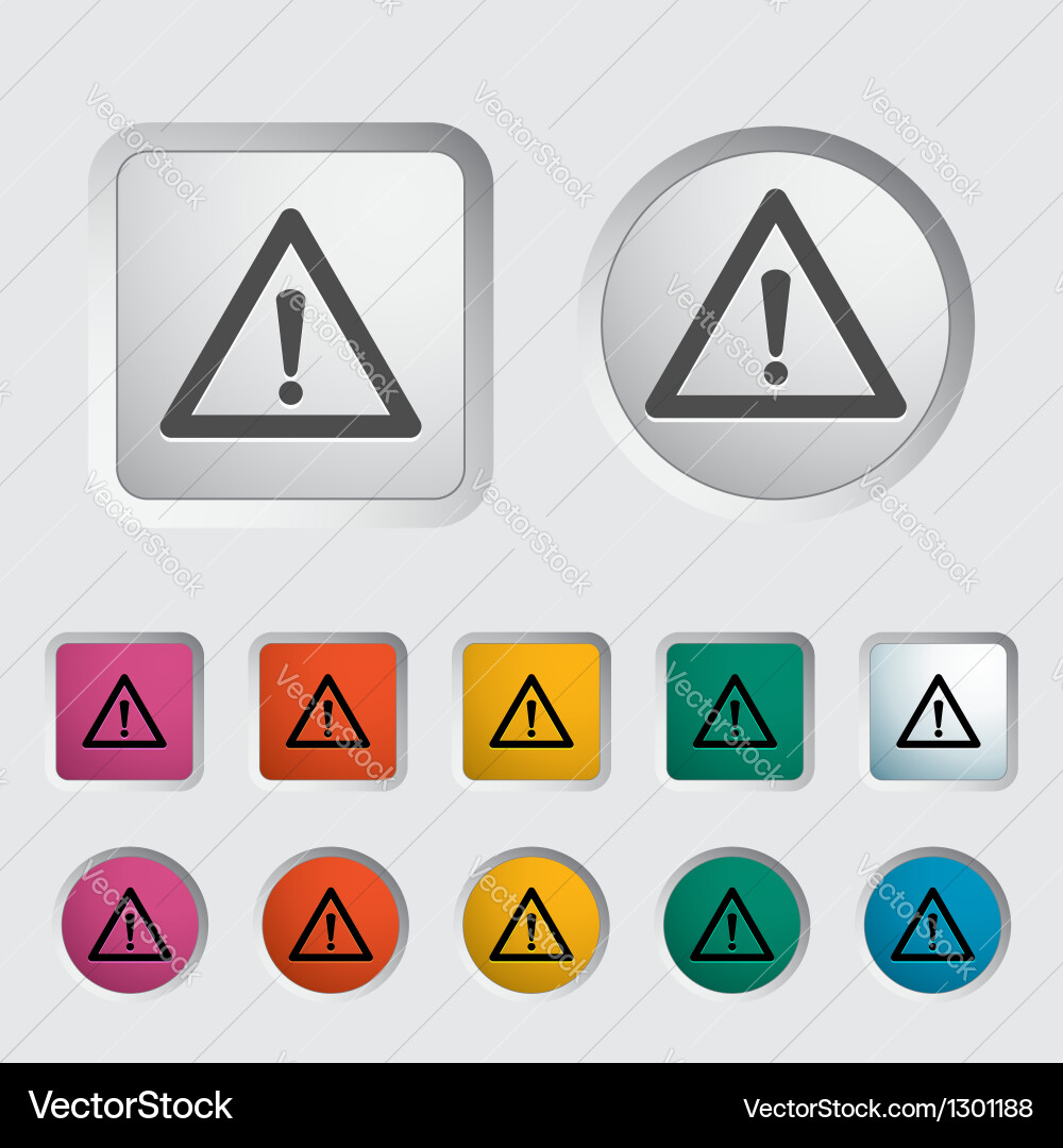 Warning Symbol - Danger Icon Royalty Free Vector Image