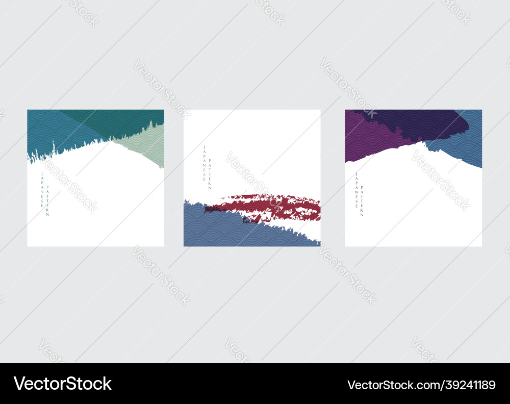 Abstract landscape background in vintage style Vector Image