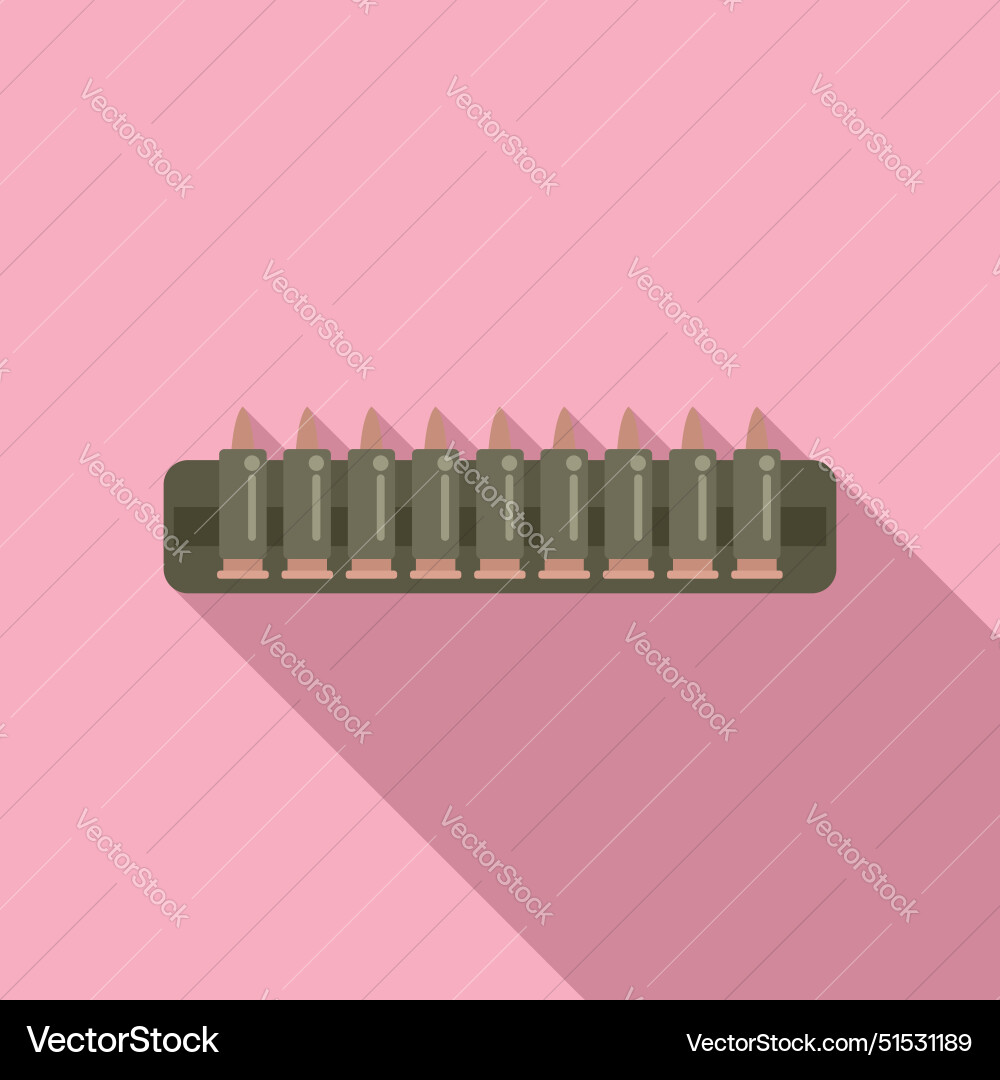 Bullets in a row on pink background Royalty Free Vector