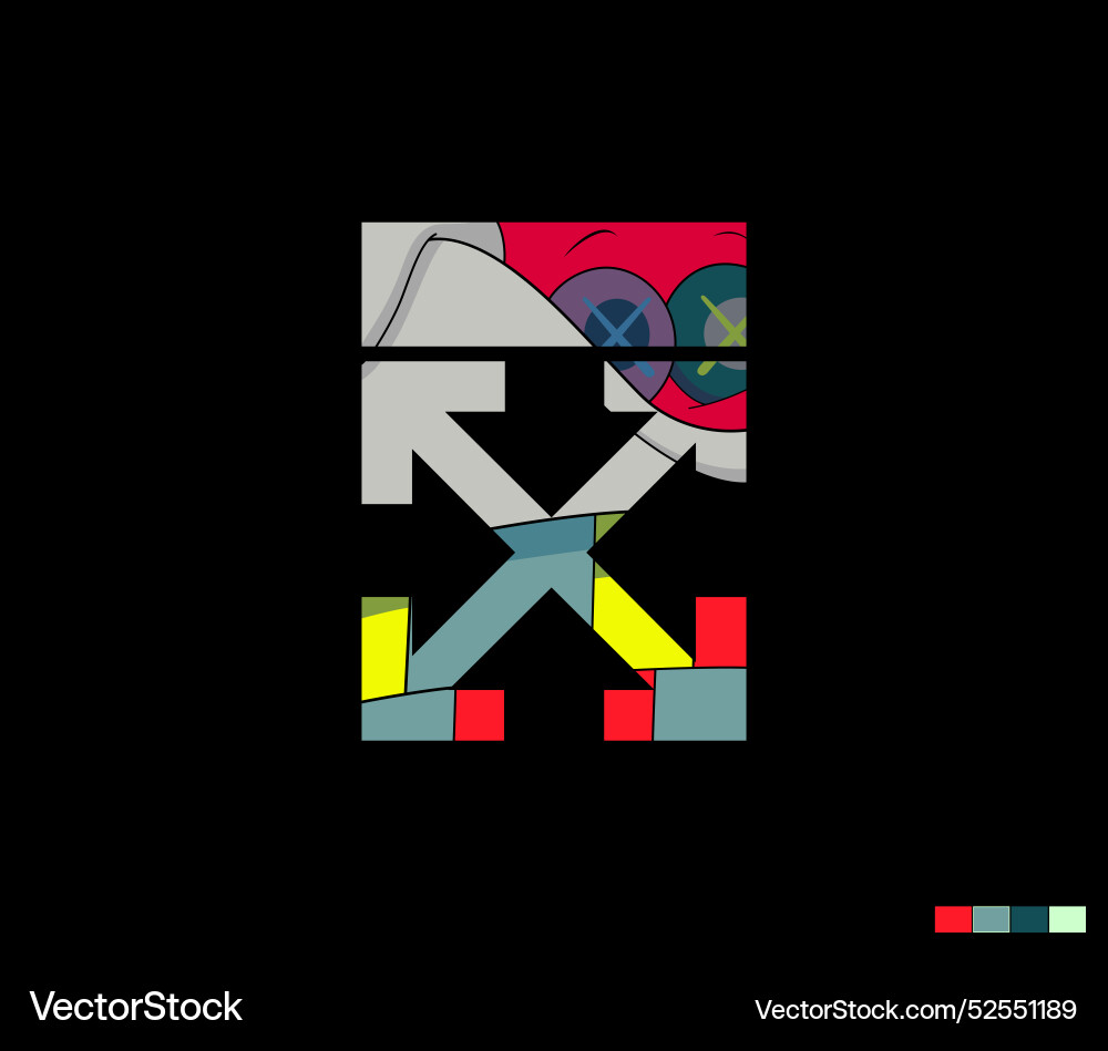 Crossed Royalty Free Vector Image - VectorStock