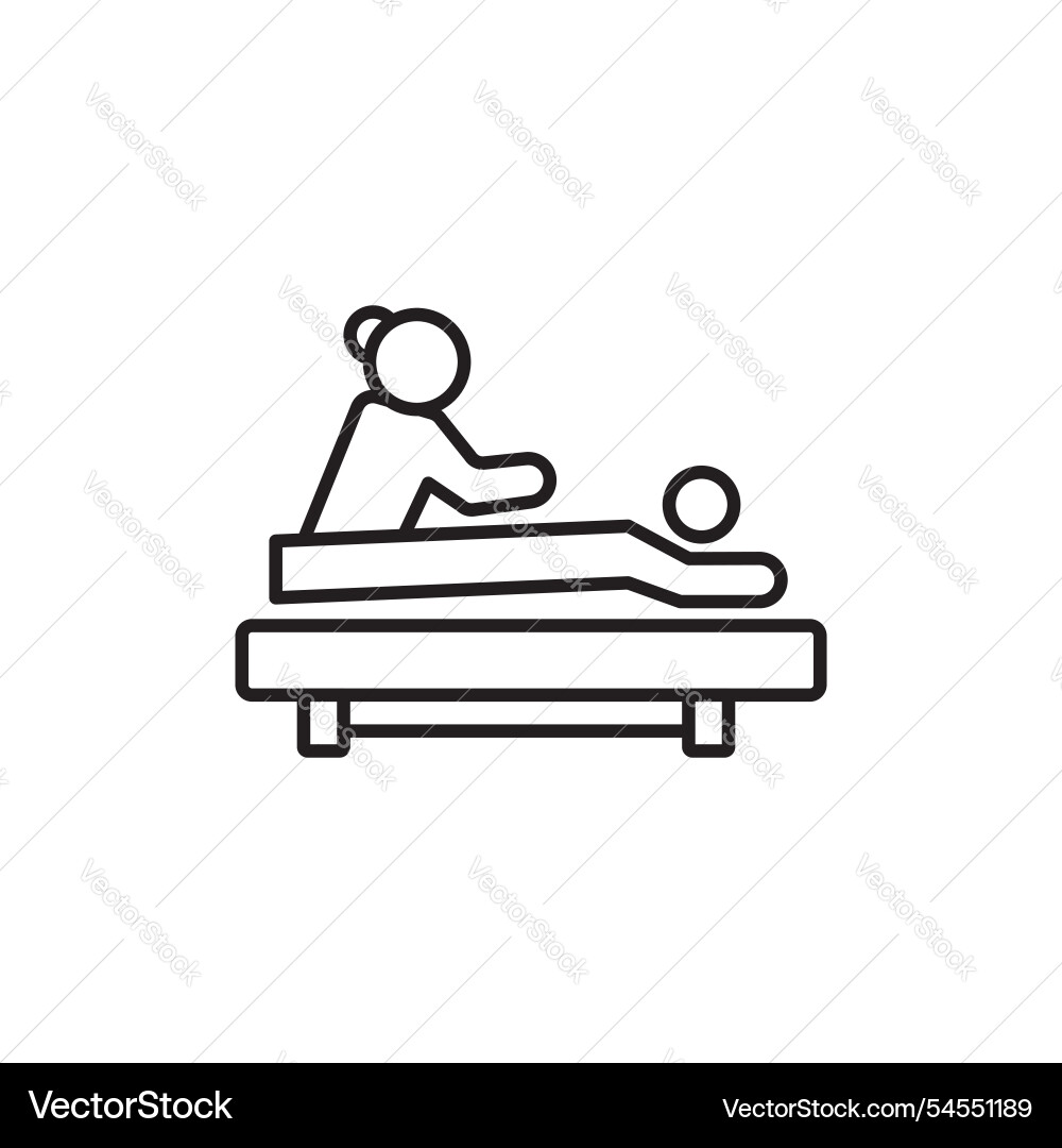 Massage icon Royalty Free Vector Image - VectorStock