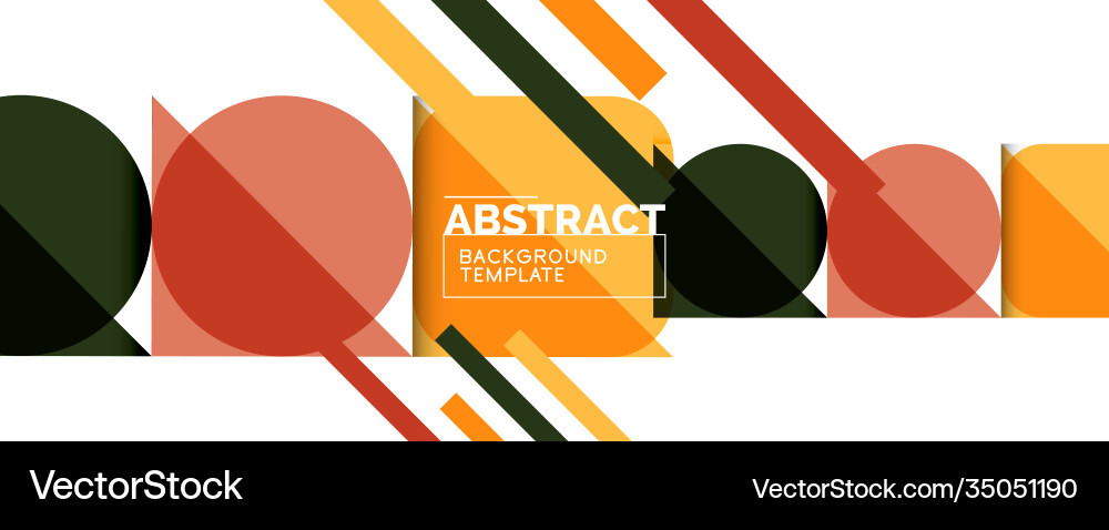 Clean minimal geometric abstract background Vector Image