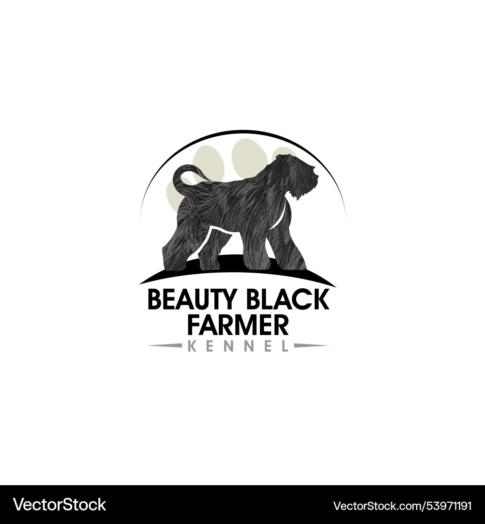 Dog farm logo Royalty Free Vector Image - VectorStock