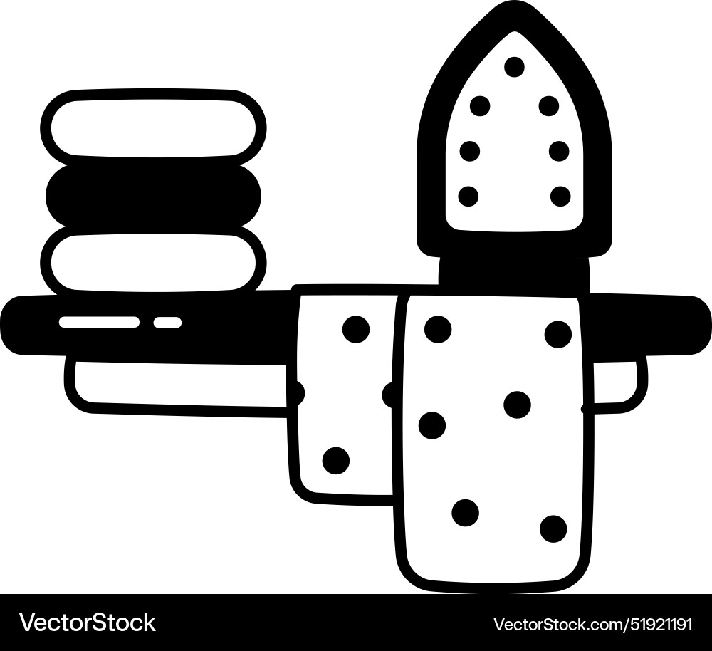 Ironing board Royalty Free Vector Image - VectorStock