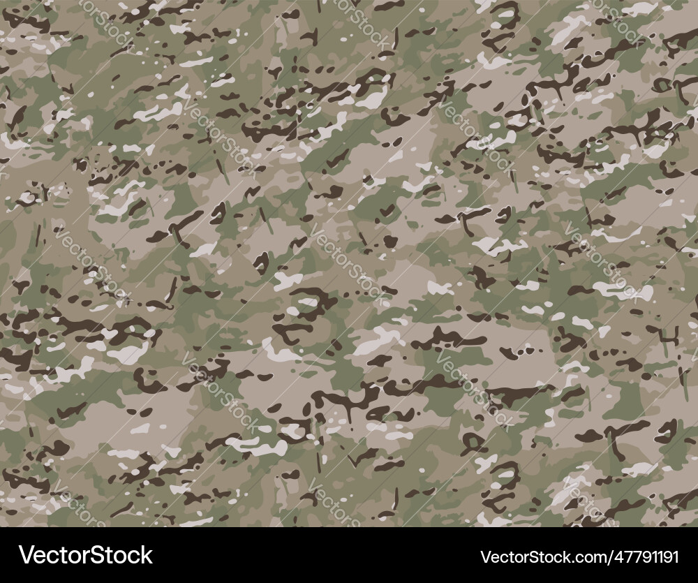Multicam camouflage seamless pattern Royalty Free Vector
