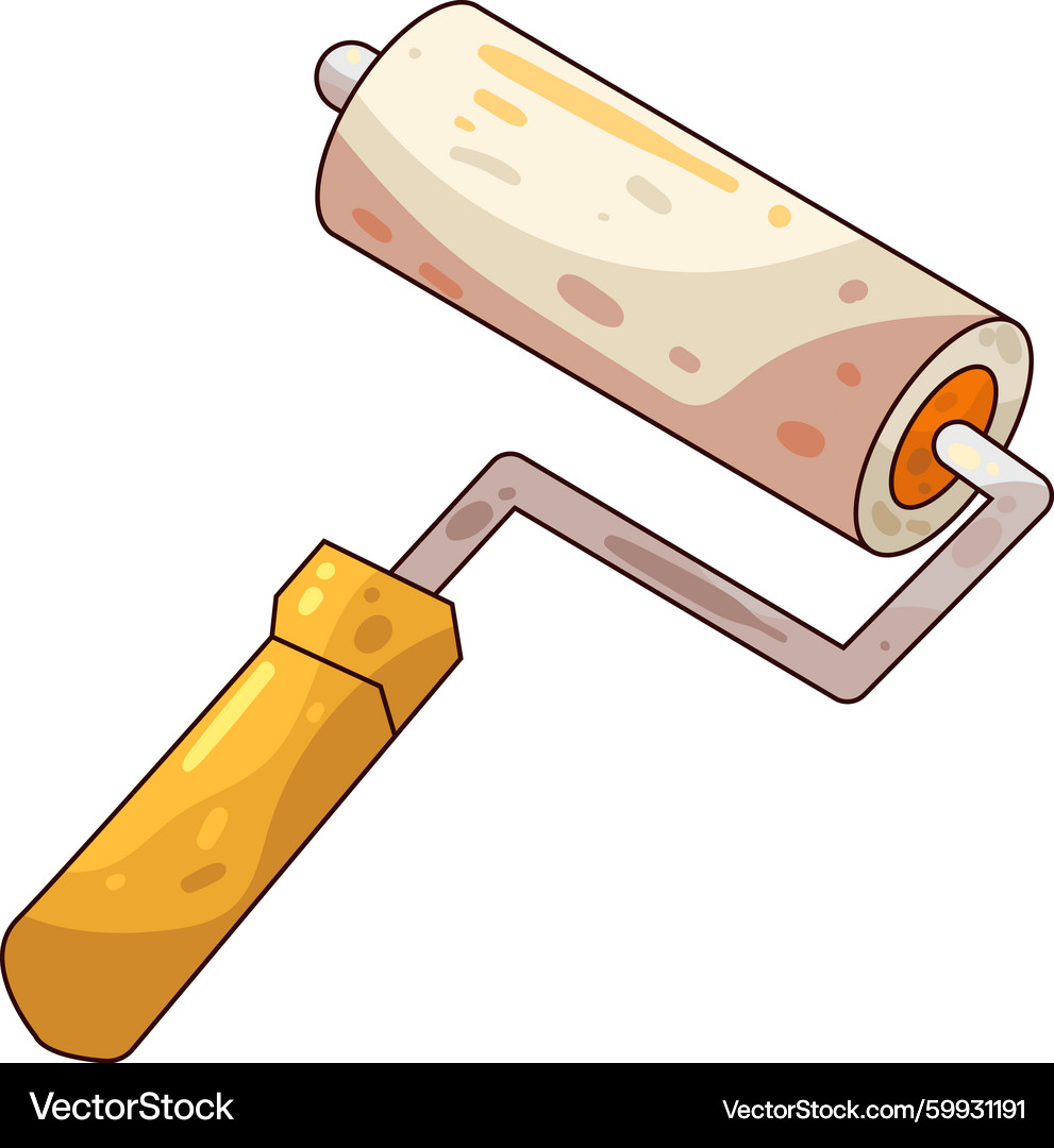 Paint Roller Tool Royalty Free Vector Image - VectorStock