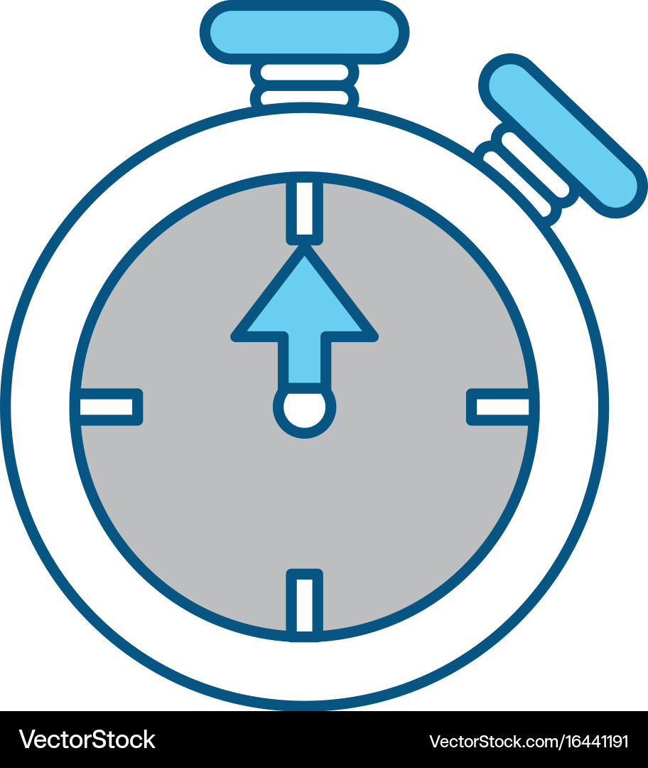 Sport chronometer timer Royalty Free Vector Image