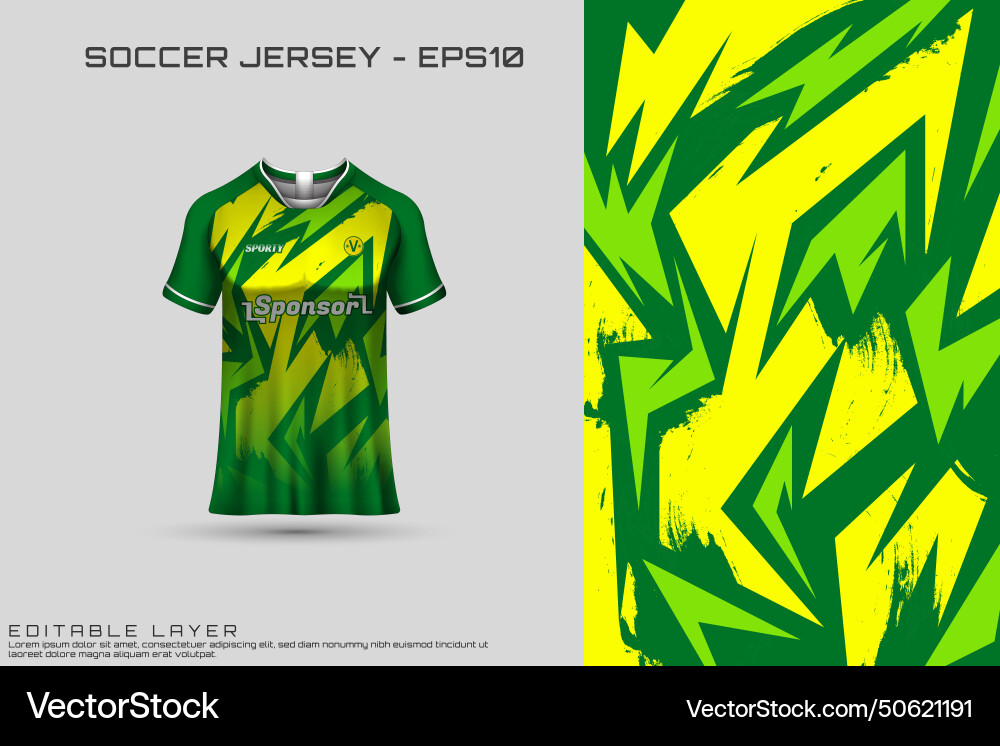 Sports Jersey Pattern Template Royalty Free Vector Image