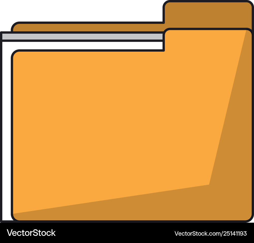 Documents folder icon Royalty Free Vector Image