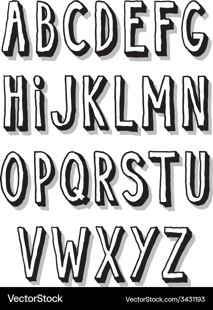 Capital Letters Alphabet