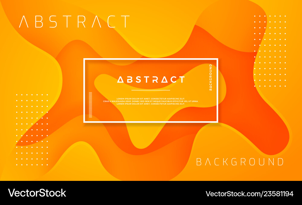 Dynamic textured orange background design Vector Image